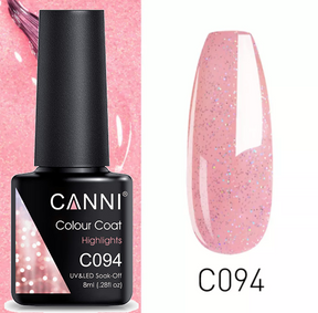 CANNI UV / LED Nail Gel Bundle of 6 bottles - Highlights Series